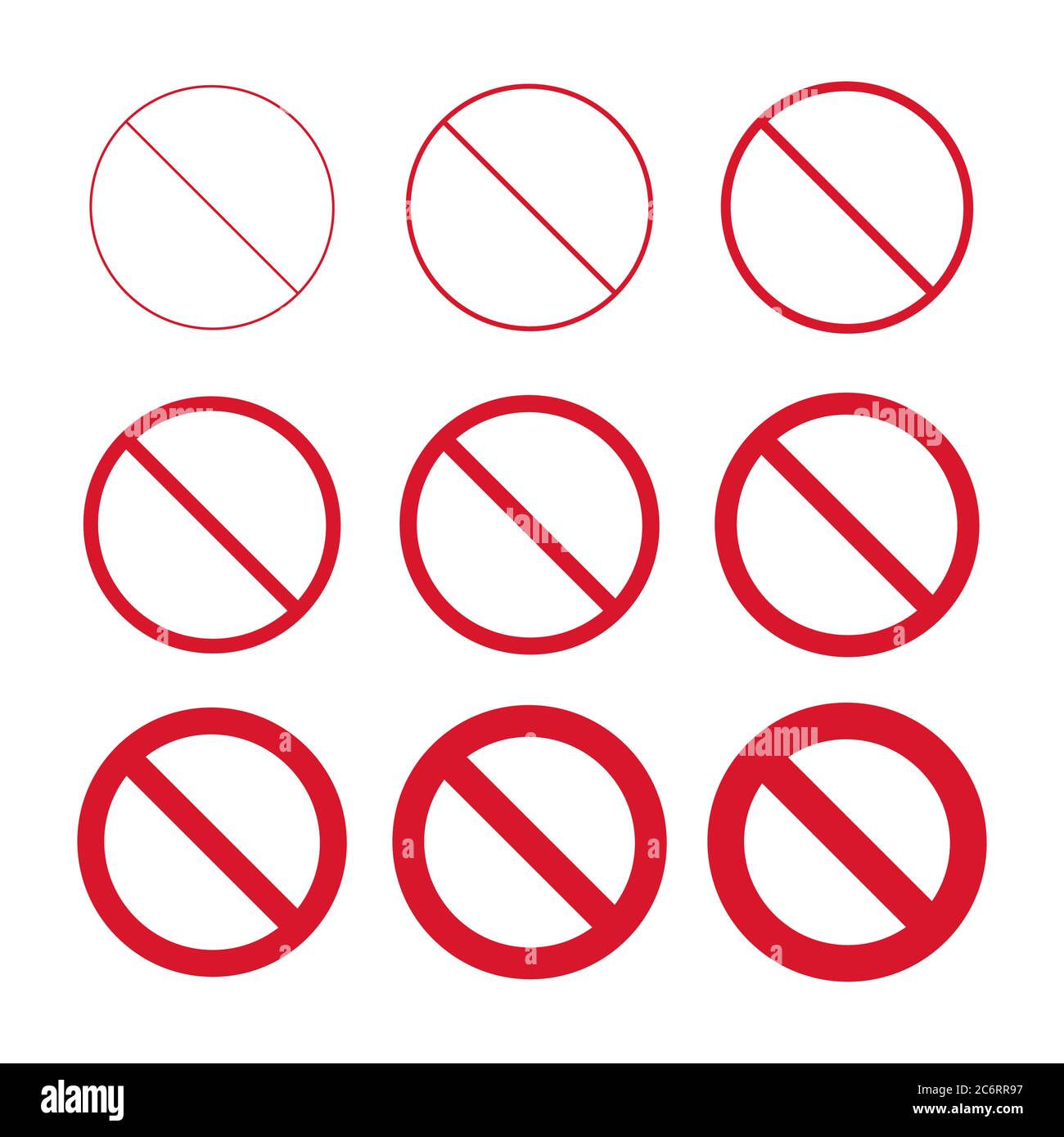 Flat Stop Icon isolated on white background. Modern vector illustration ...