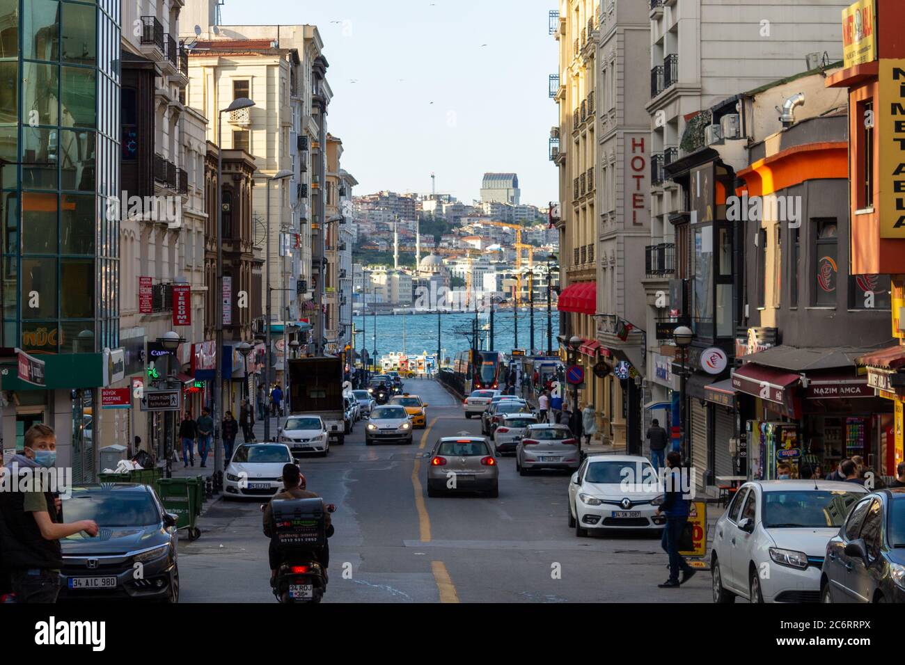 Eminonu, Istanbul / Turkey - June 01 2020: Sirkeci Ankara Street view ...