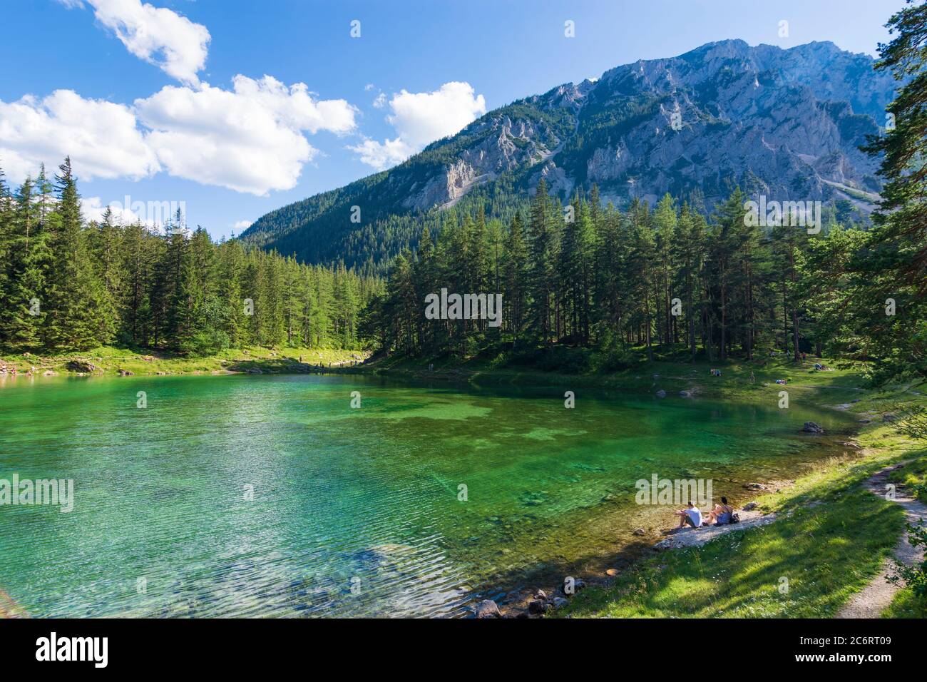 Hochschwab Mountains: Grüner See (Green Lake) in Hochsteiermark ...