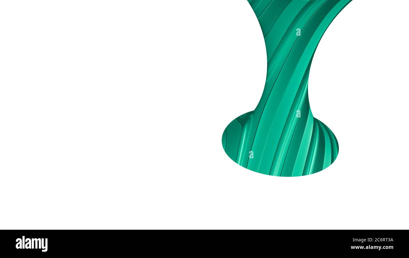 3D illustration of a textured background in medium spring green color ...