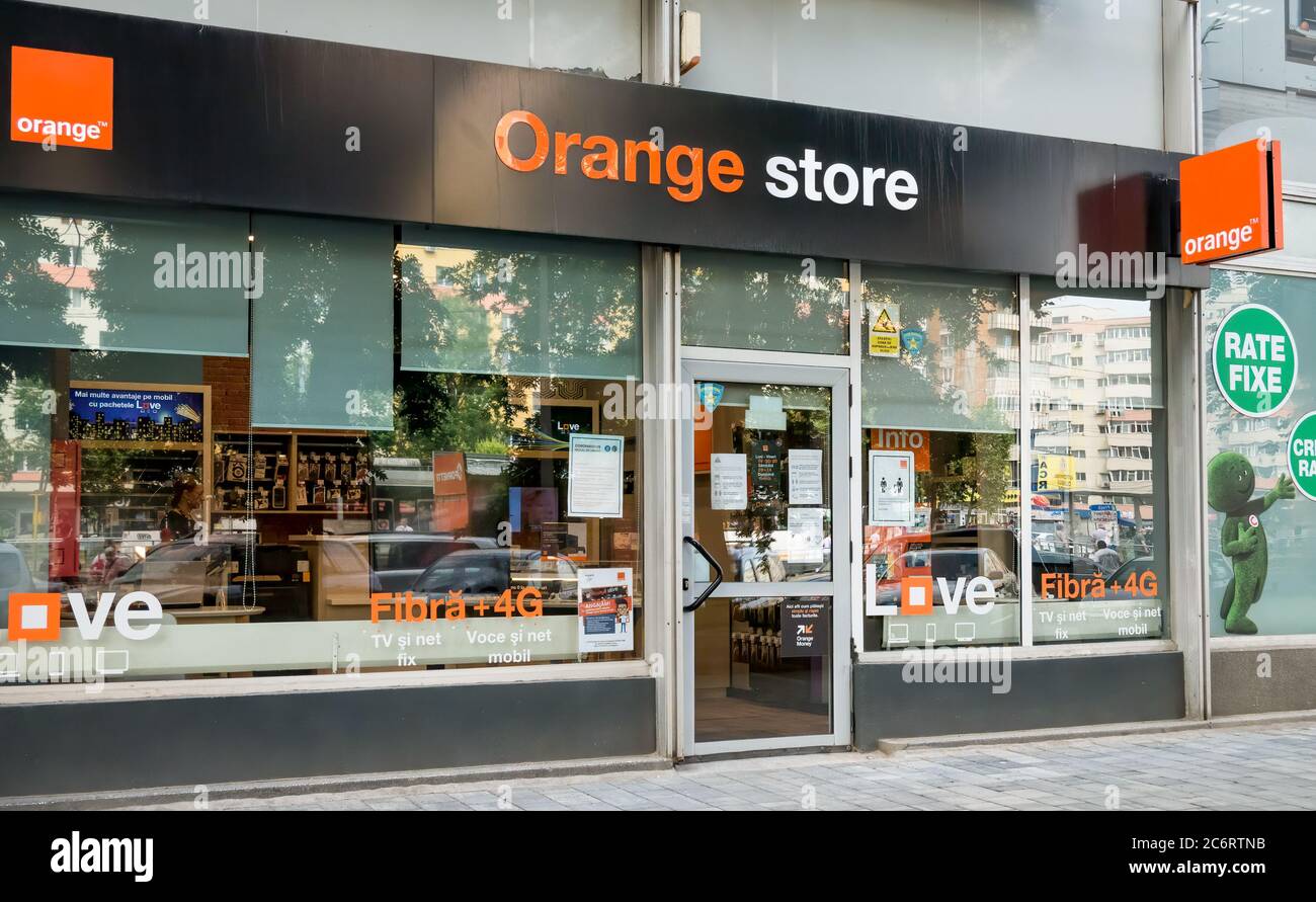 Orange mobile shop logo france hi-res stock photography and images - Alamy