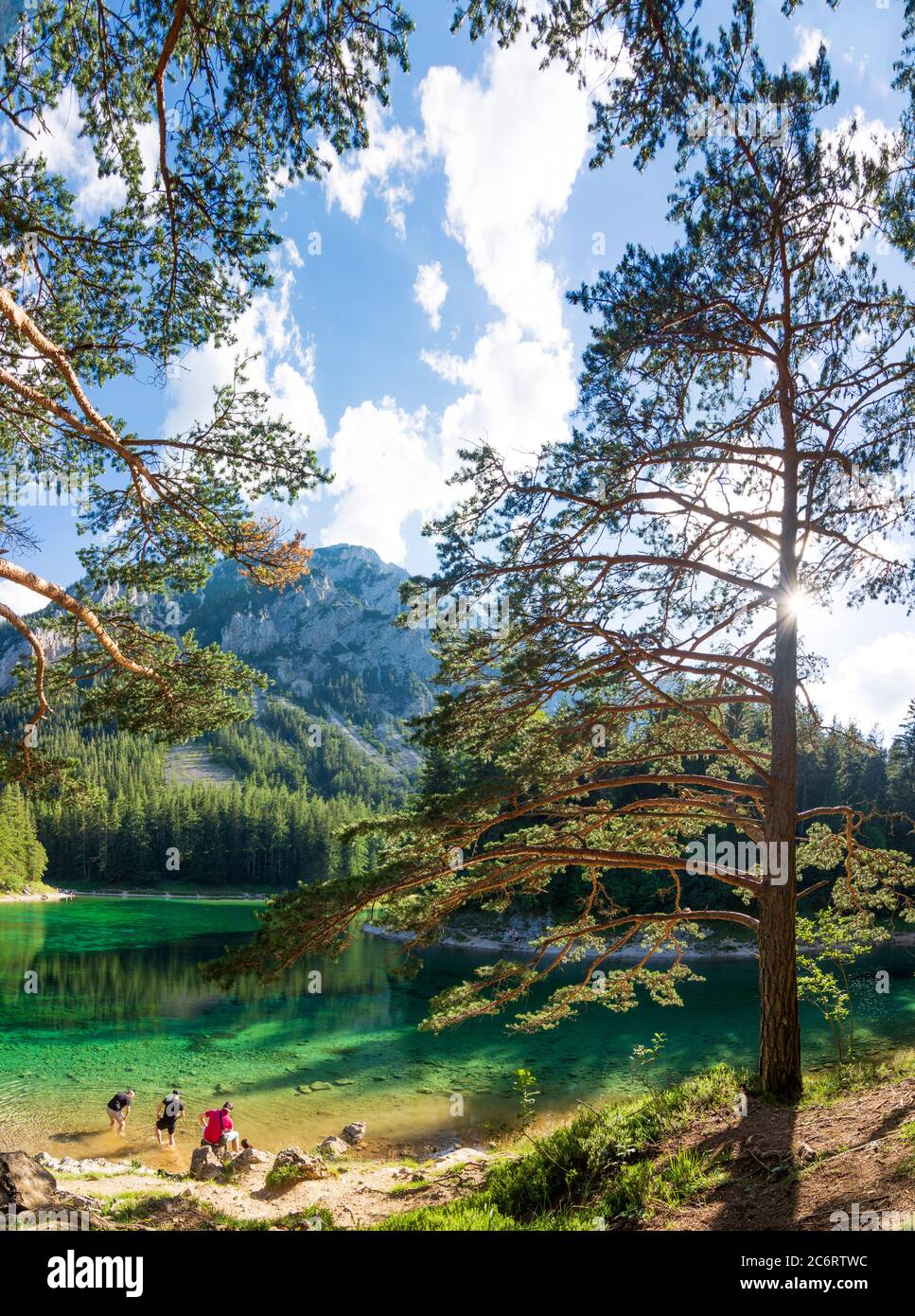 Hochschwab Mountains: Grüner See (Green Lake) in Hochsteiermark ...