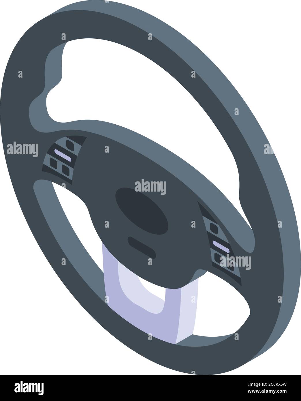 Smart steering wheel icon, isometric style Stock Vector Image & Art - Alamy