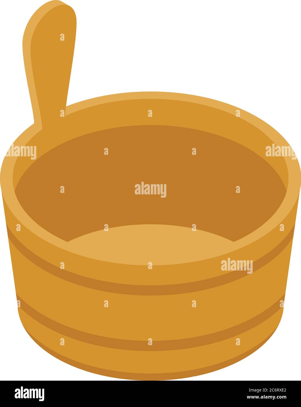 Sauna wood bucket icon, isometric style Stock Vector Image & Art - Alamy