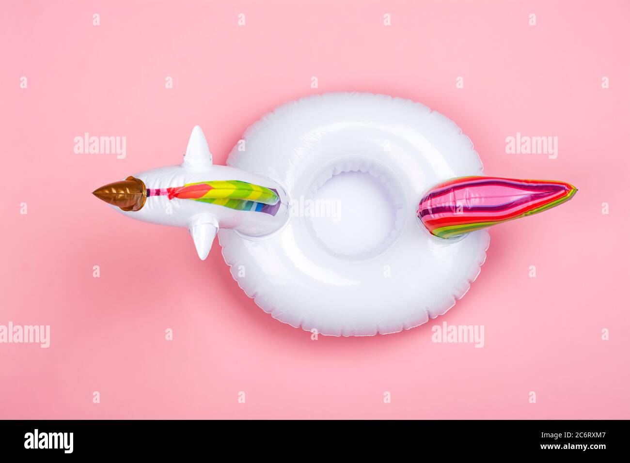 Inflatable flamingo ring Stock Photo - Alamy