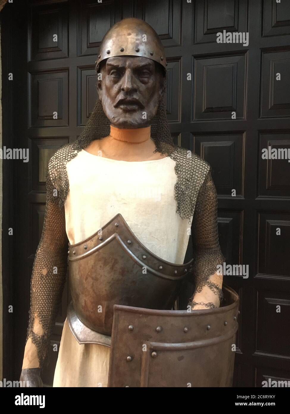 Medieval decorative metal armor Stock Photo - Alamy