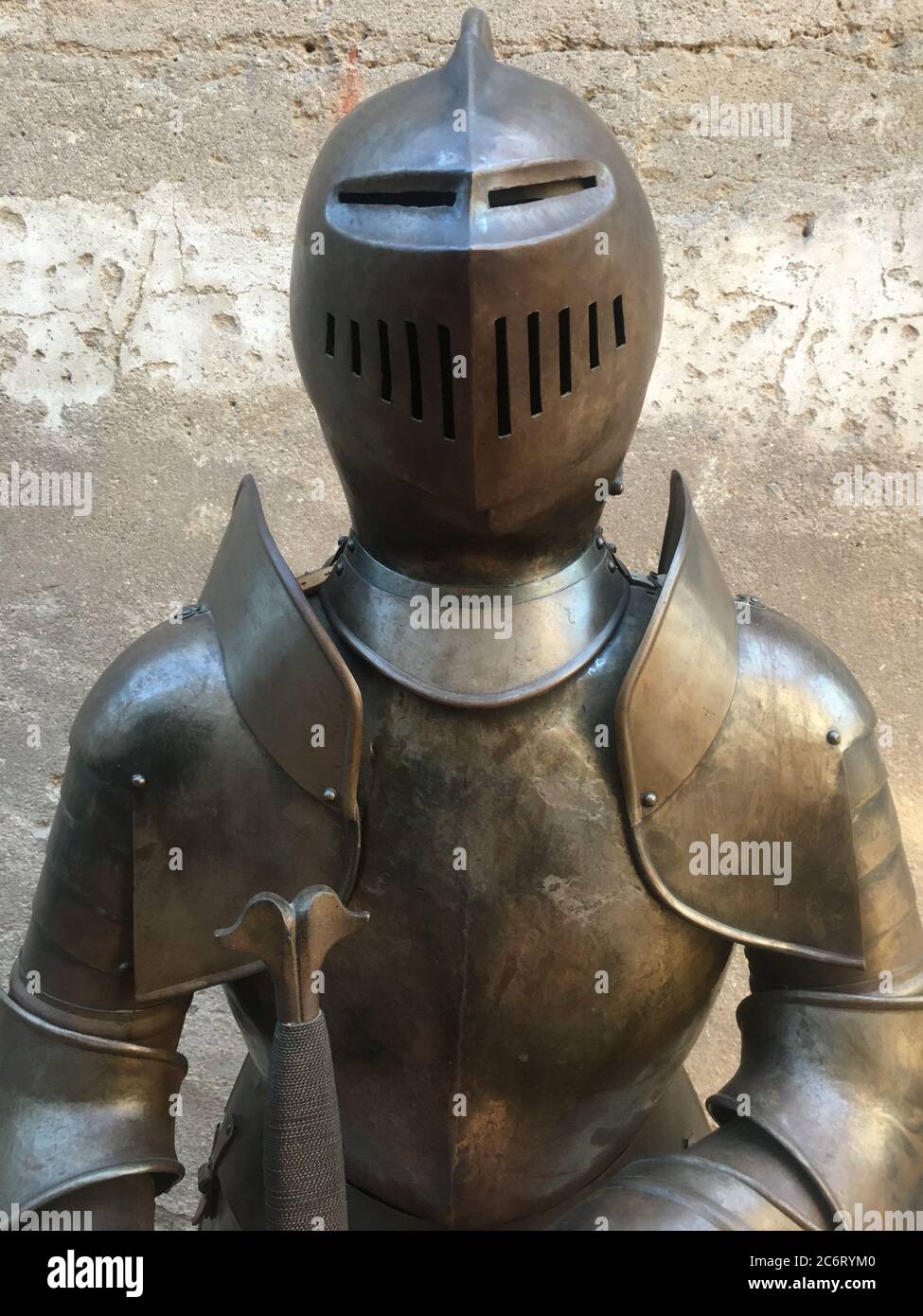 Medieval decorative metal armor Stock Photo - Alamy