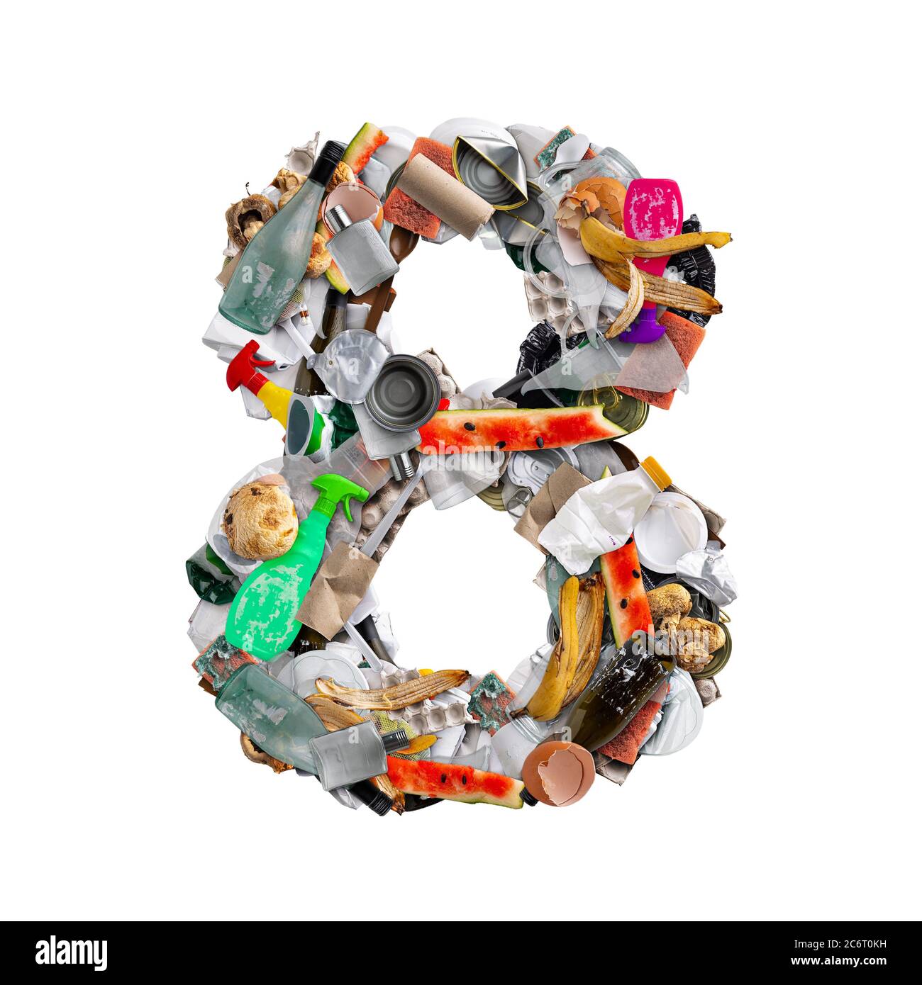 Pile trash collection garbage Cut Out Stock Images & Pictures - Alamy