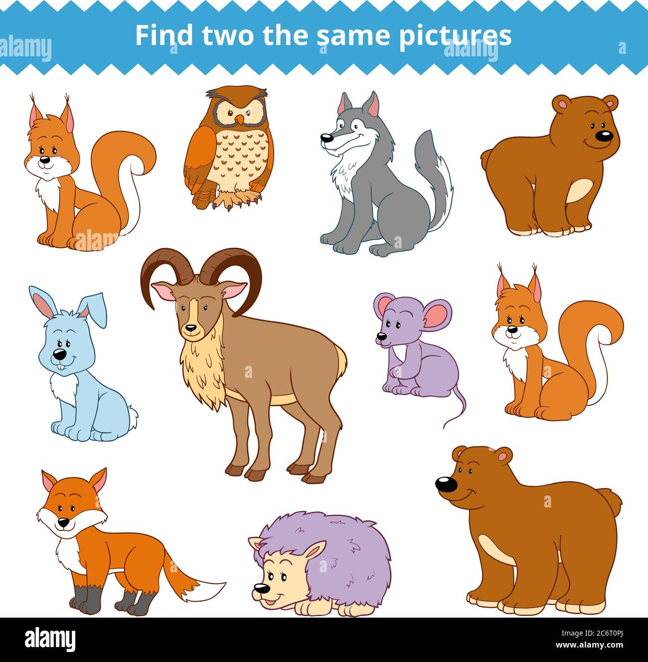 Fox pictures to color Cut Out Stock Images & Pictures - Alamy