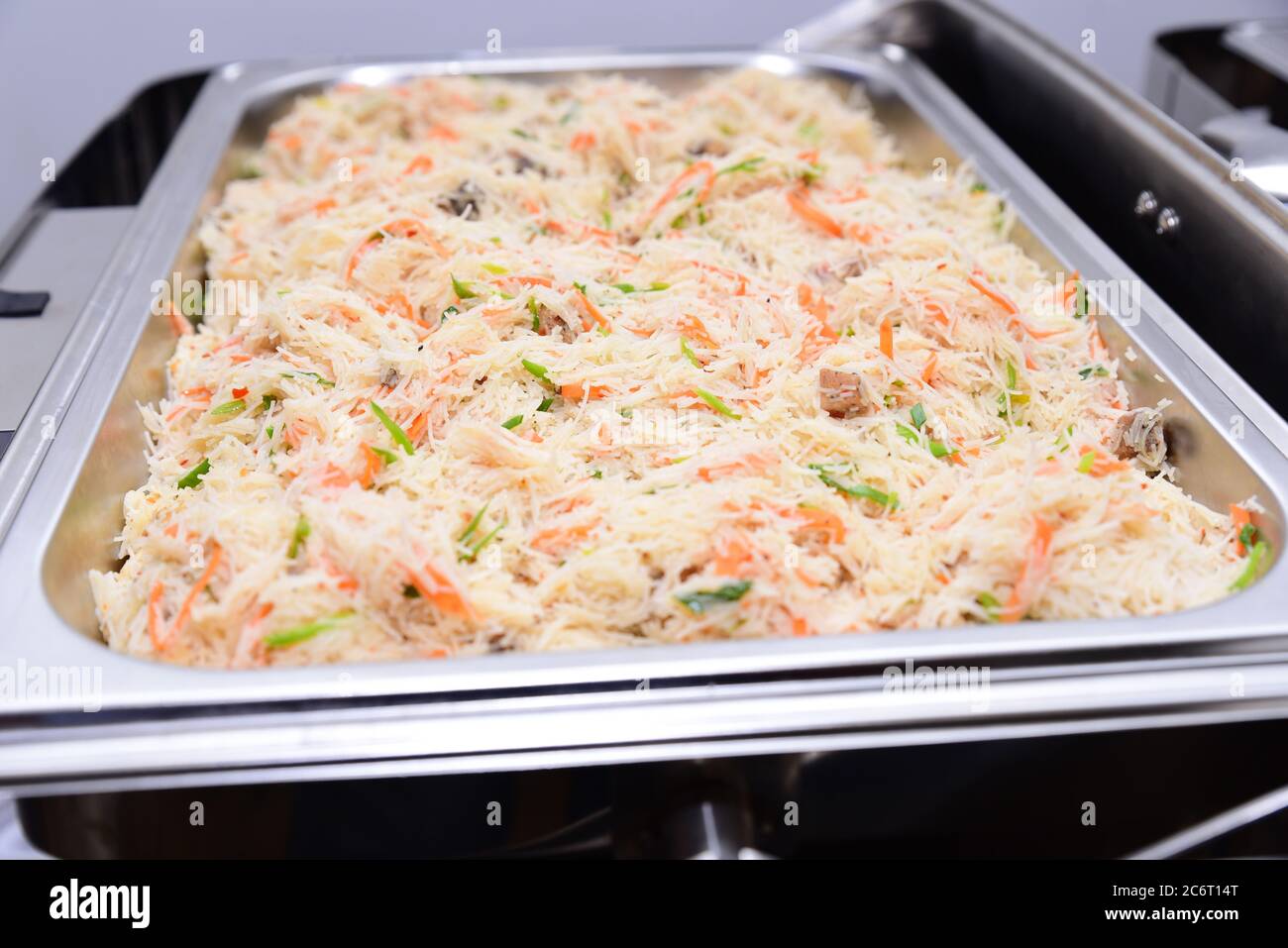 Fried Noodles at a buffet Stock Photo - Alamy