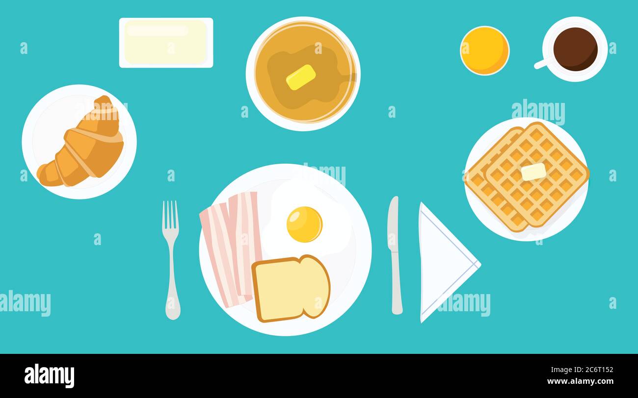 Waffles vector vectors hi-res stock photography and images - Alamy