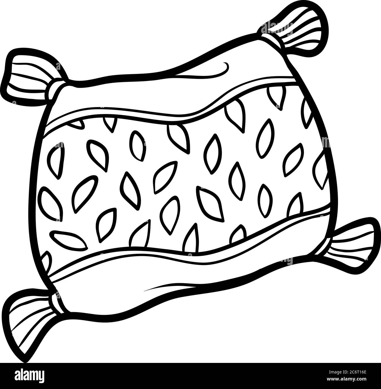 Coloring book for children, Pillow Stock Vector Image & Art - Alamy