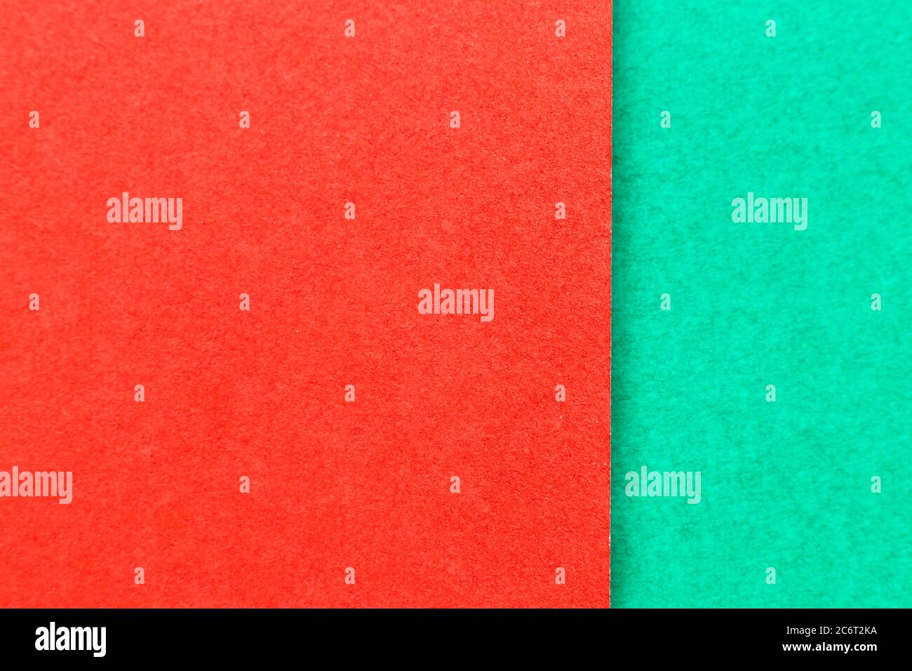 Abstract red and green color paper textured background with copy space ...