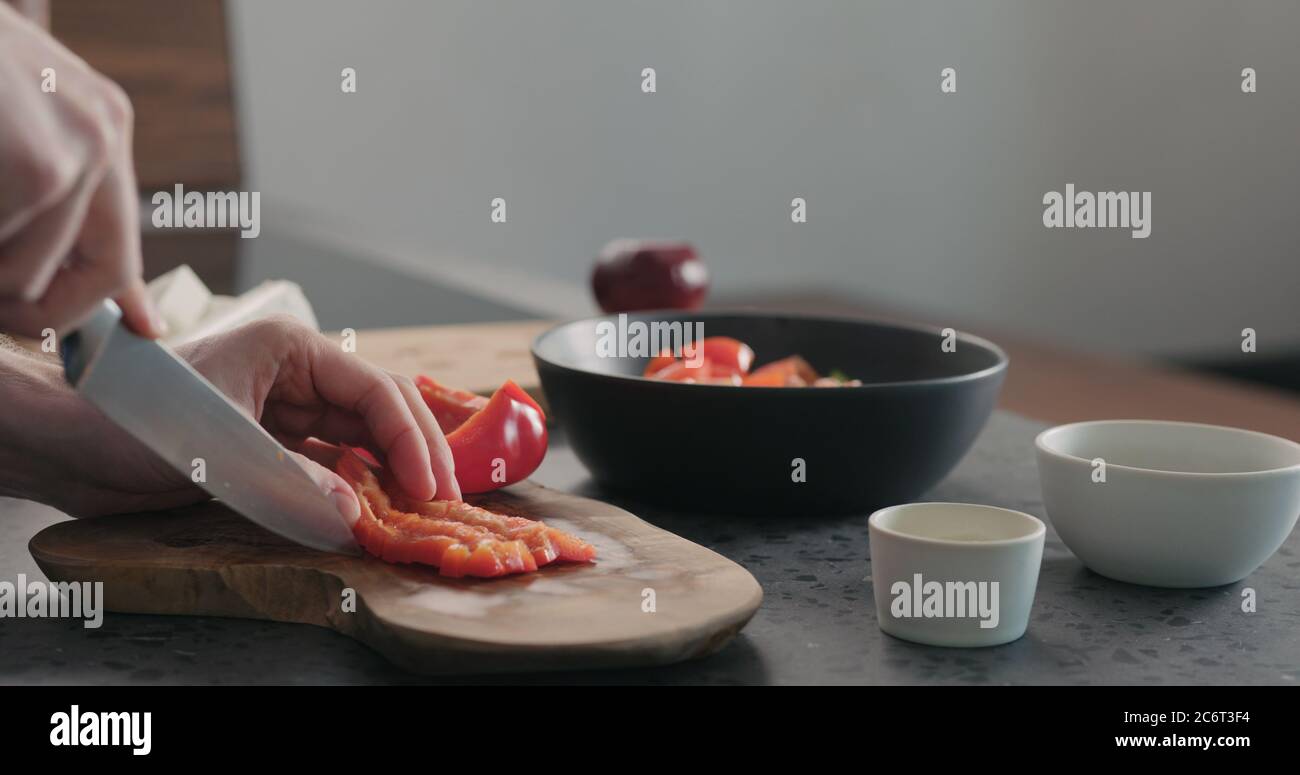 Red pepper chop hi-res stock photography and images - Alamy