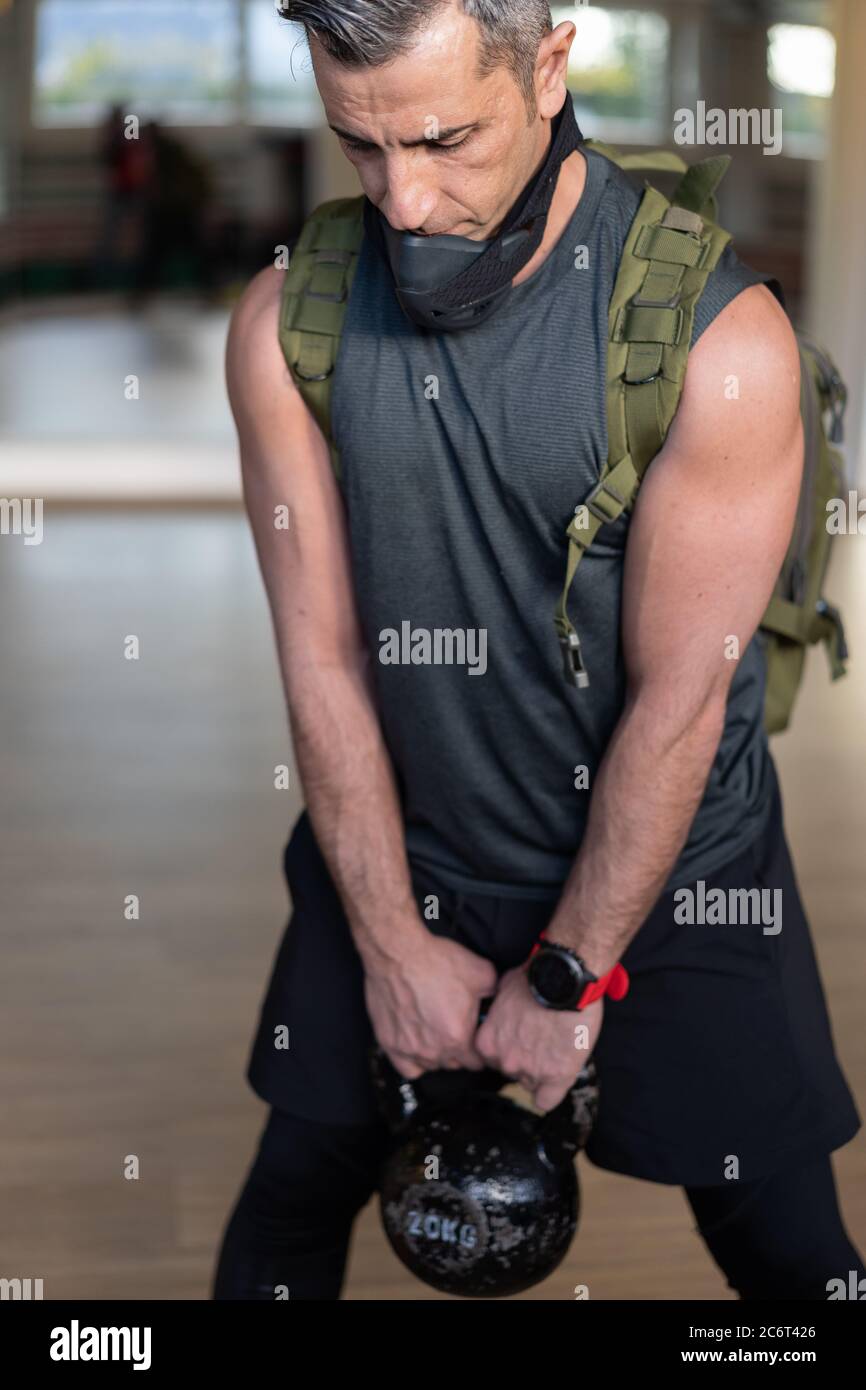 Training sportsman hi-res stock photography and images - Alamy