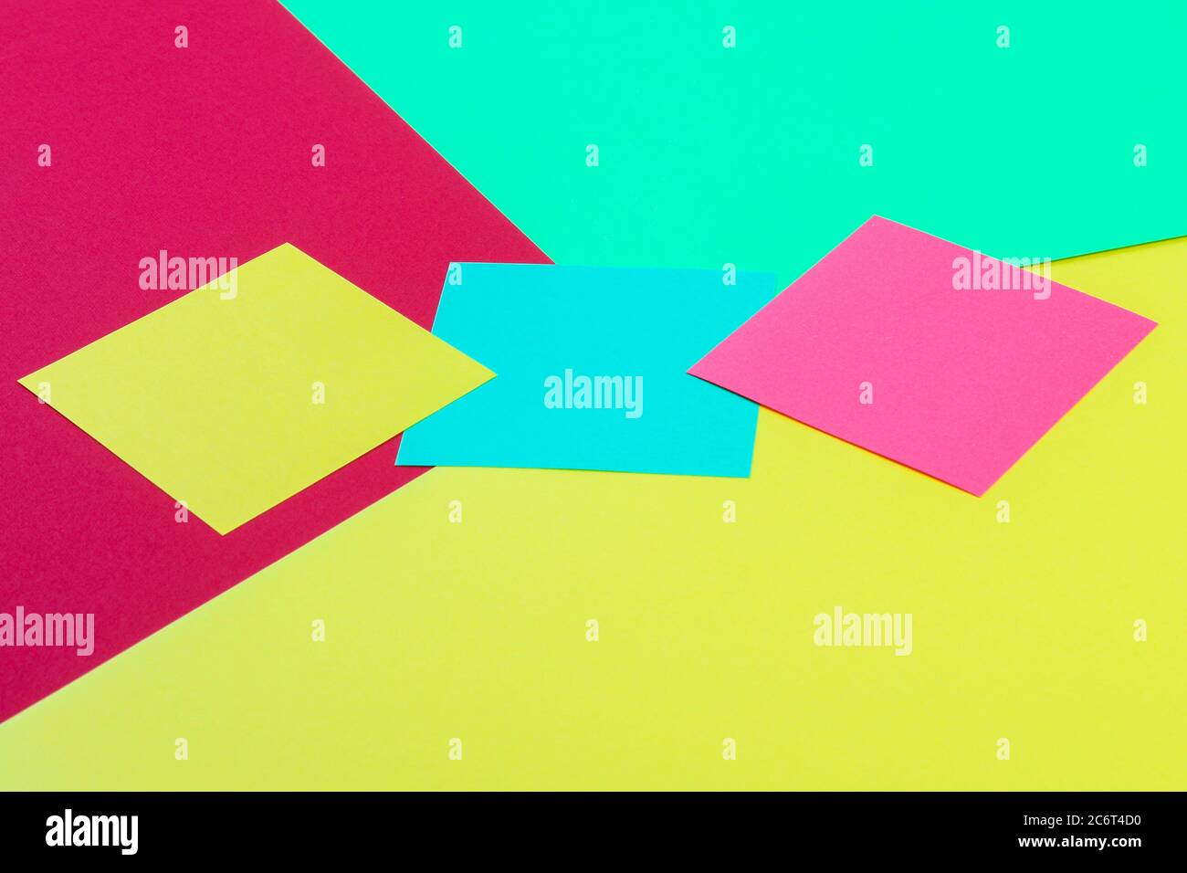 Colored paper in geometric. Bright color paper texture background ...