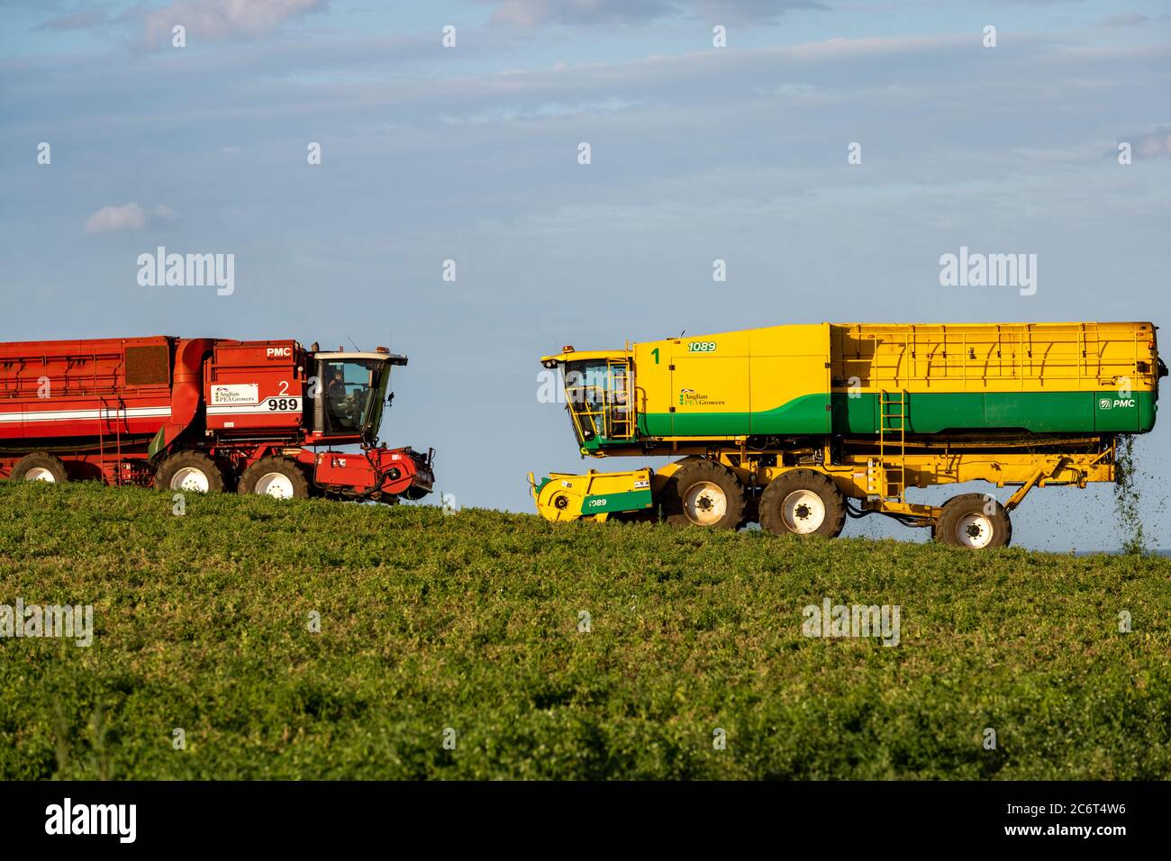 Self propelled pea harvesters hi-res stock photography and images - Alamy