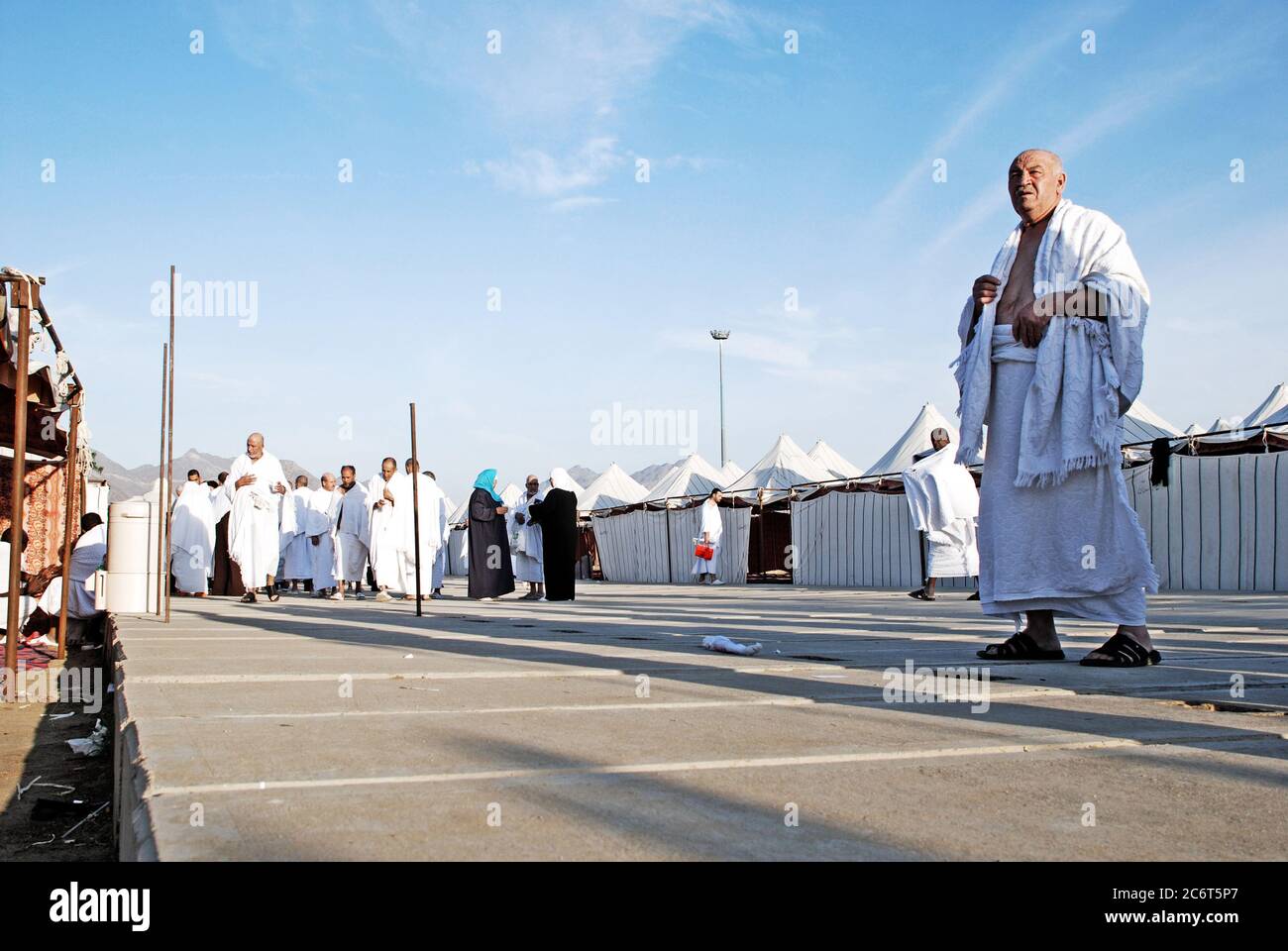 Pilgrims camp in Arafat, Saudi Arabia (2010 Stock Photo - Alamy