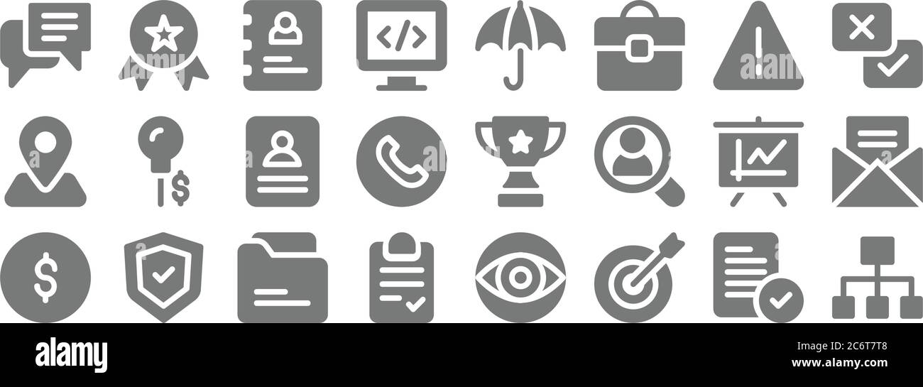 business line icons. linear set. quality vector line set such as ...