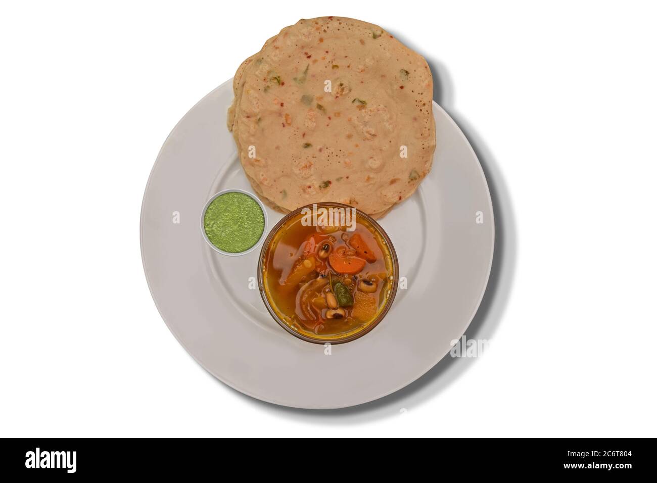 Dhose, a specialty Indian dish, is very popular in Sri Lanka Stock ...