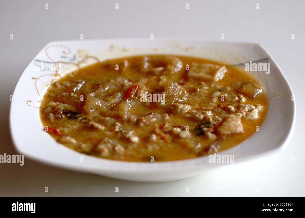 Sambal Tumpang. Tempe in spicy coconut sauce. Kind of sauce which made ...