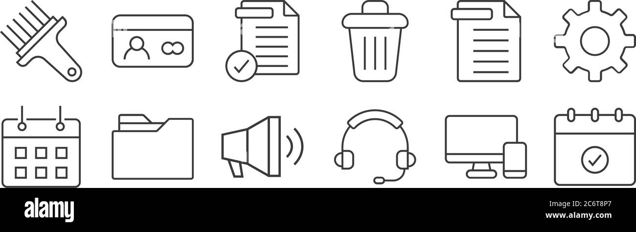 User interface headphone Cut Out Stock Images & Pictures - Alamy