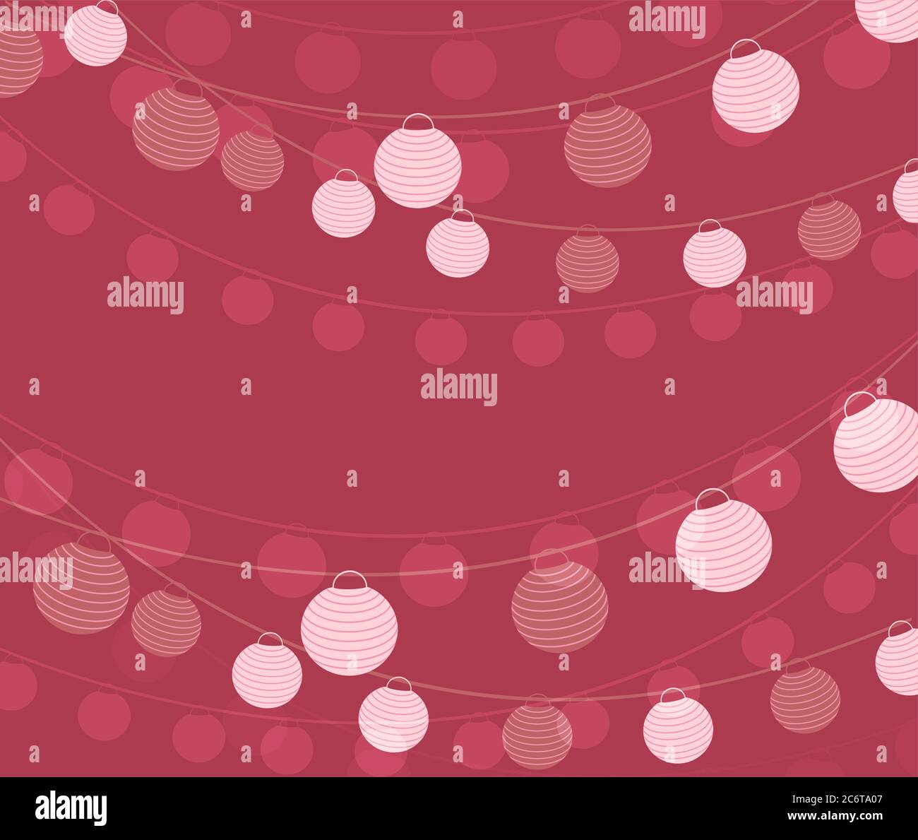 Chain party celebration decoration Stock Vector Images - Alamy