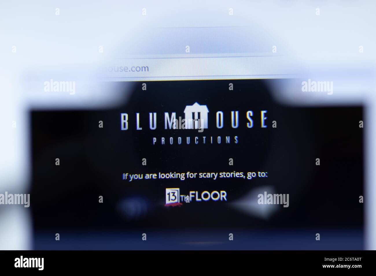Moscow, Russia - 1 June 2020: Blumhouse Productions website with logo , Illustrative Editorial ...
