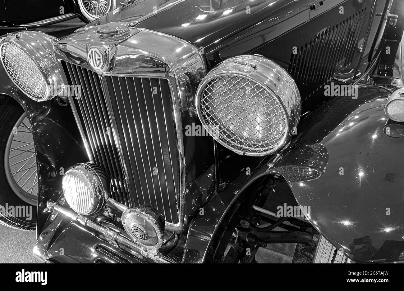 Retro mobile show Black and White Stock Photos & Images - Alamy