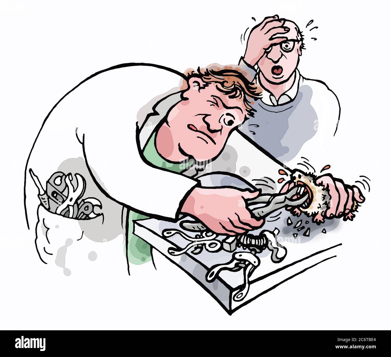 Coarse cartoon Cut Out Stock Images & Pictures - Alamy