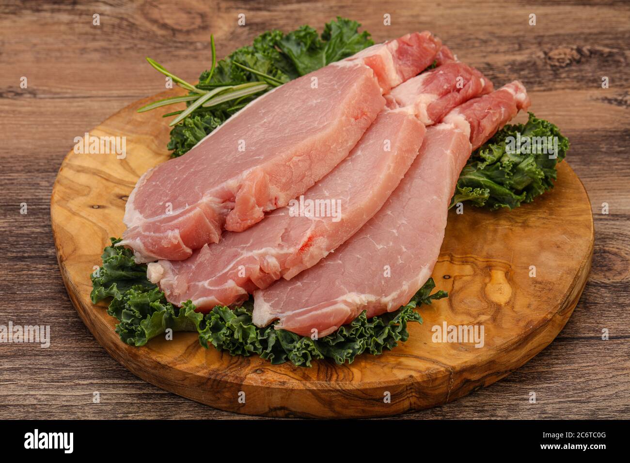 Raw pork meat steak for cooking Stock Photo - Alamy