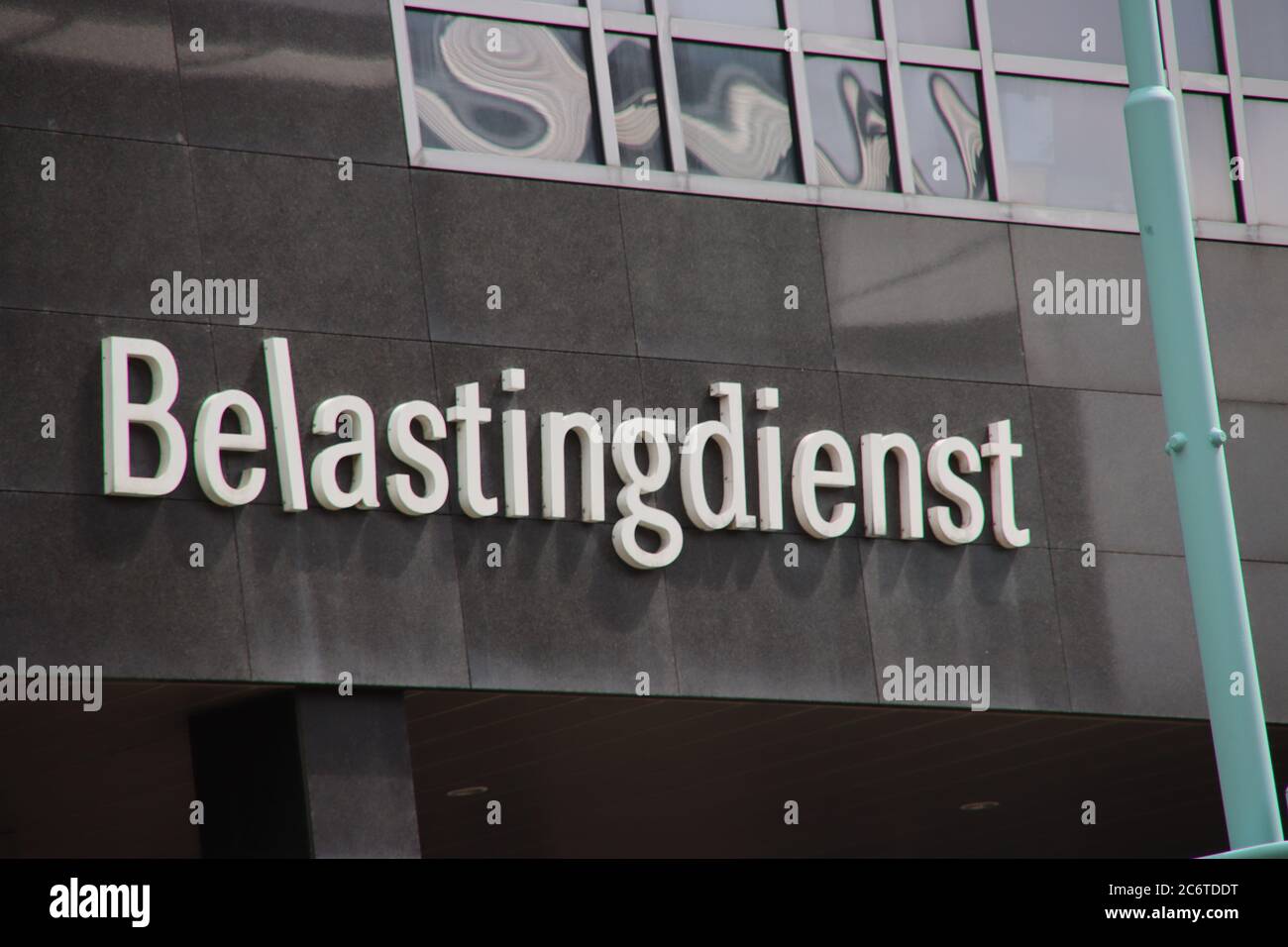 Dutch tax organization Belastingdienst at office in Amsterdam ...