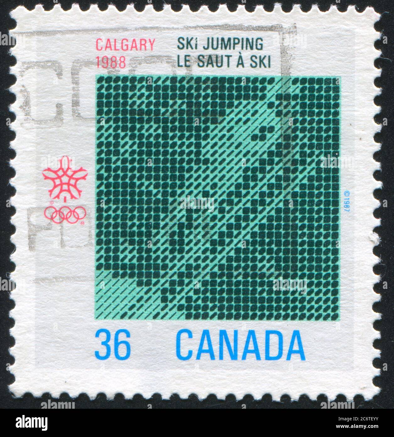 CANADA - CIRCA 1988: stamp printed by Canada, shows Southwestern ...