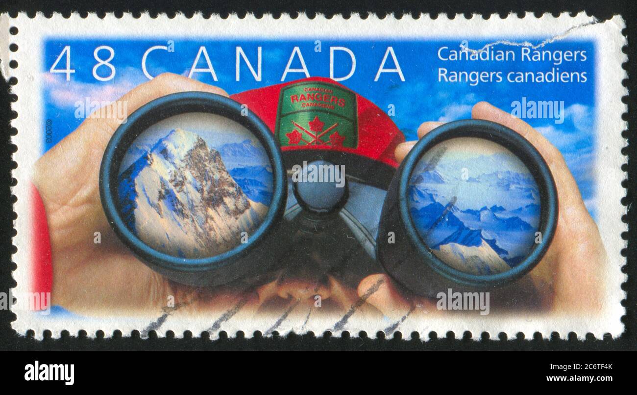 CANADA - CIRCA 2003: stamp printed by Canada, shows Canadian Rangers ...