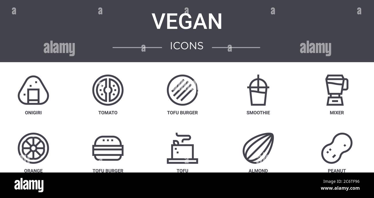 Vegan tofu salad in Stock Vector Images - Alamy