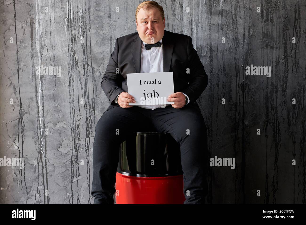 Fat man in tuxedo on hi-res stock photography and images - Alamy