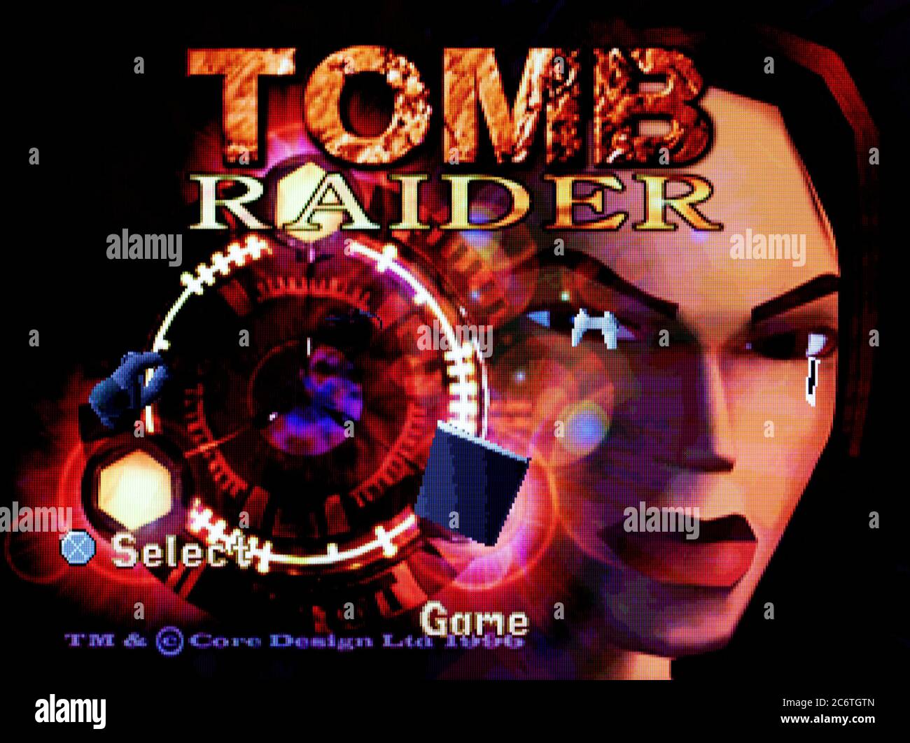 Tomb Raider - Sony Playstation 1 PS1 PSX - Editorial use only Stock ...