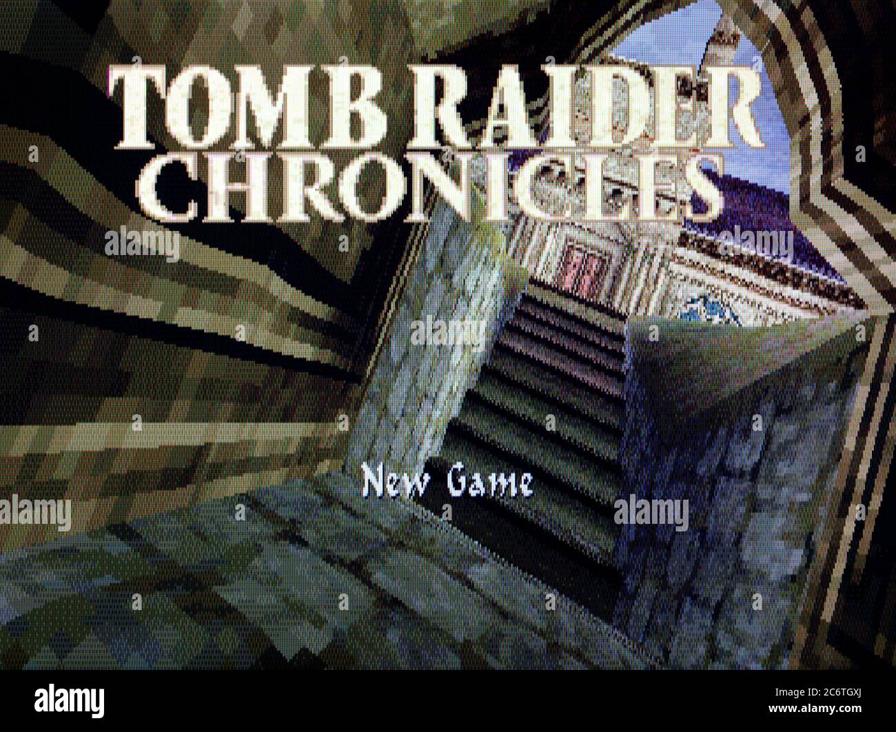 Tomb Raider Chronicles - Sony Playstation 1 PS1 PSX - Editorial use ...
