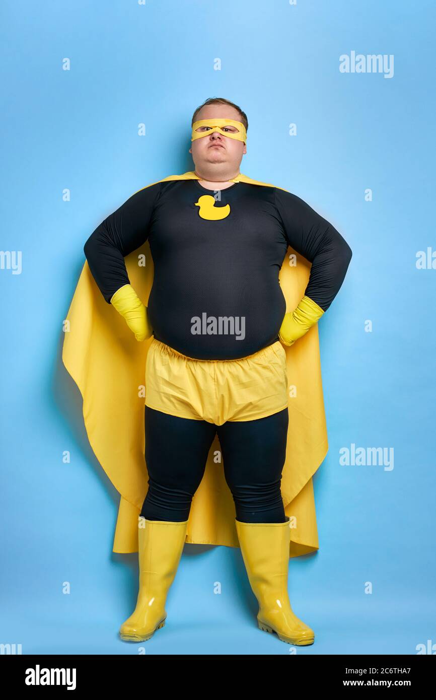 Guy in superman costume cleaning hi-res stock photography and images ...