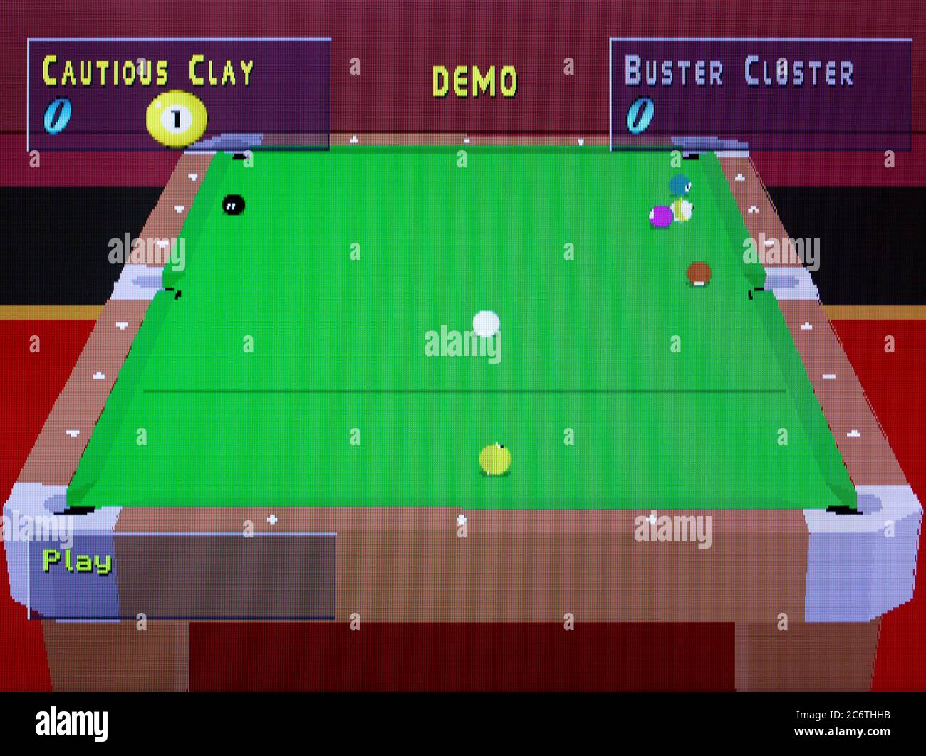 Virtual Pool - Sony Playstation 1 PS1 PSX - Editorial use only Stock ...