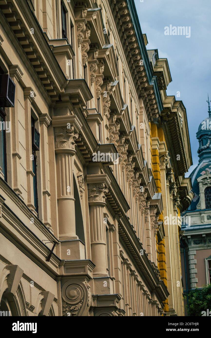 Budapest Hungary july 11, 2020 View of the gothic architecture of an ...
