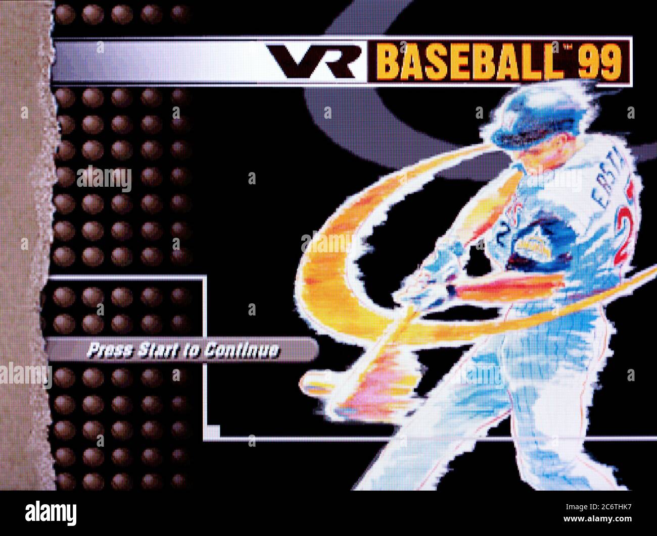 VR Baseball '99 - Sony Playstation 1 PS1 PSX - Editorial use only Stock ...