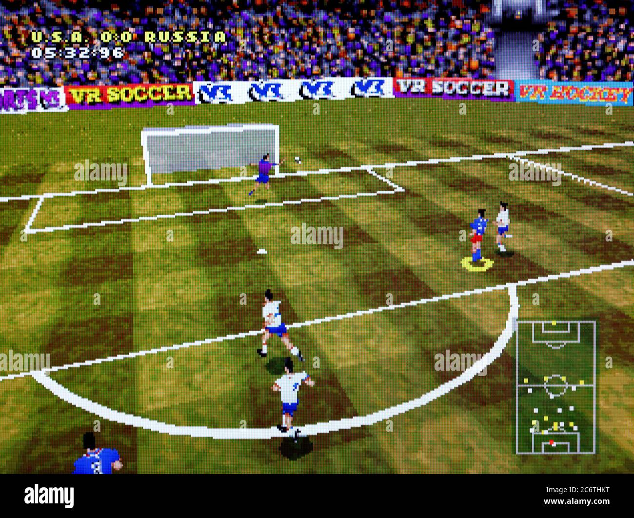 VR Soccer '96 - Sony Playstation 1 PS1 PSX - Editorial use only Stock ...