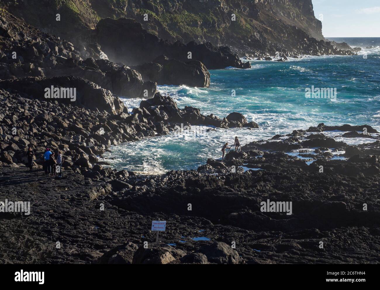 Ponta da Ferraria, Sao Miguel Island, Azores Islands, Portugal December ...