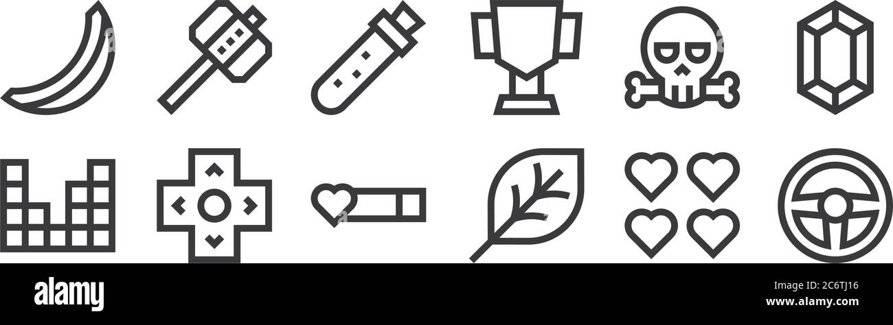 Game steering wheel line Cut Out Stock Images & Pictures - Alamy