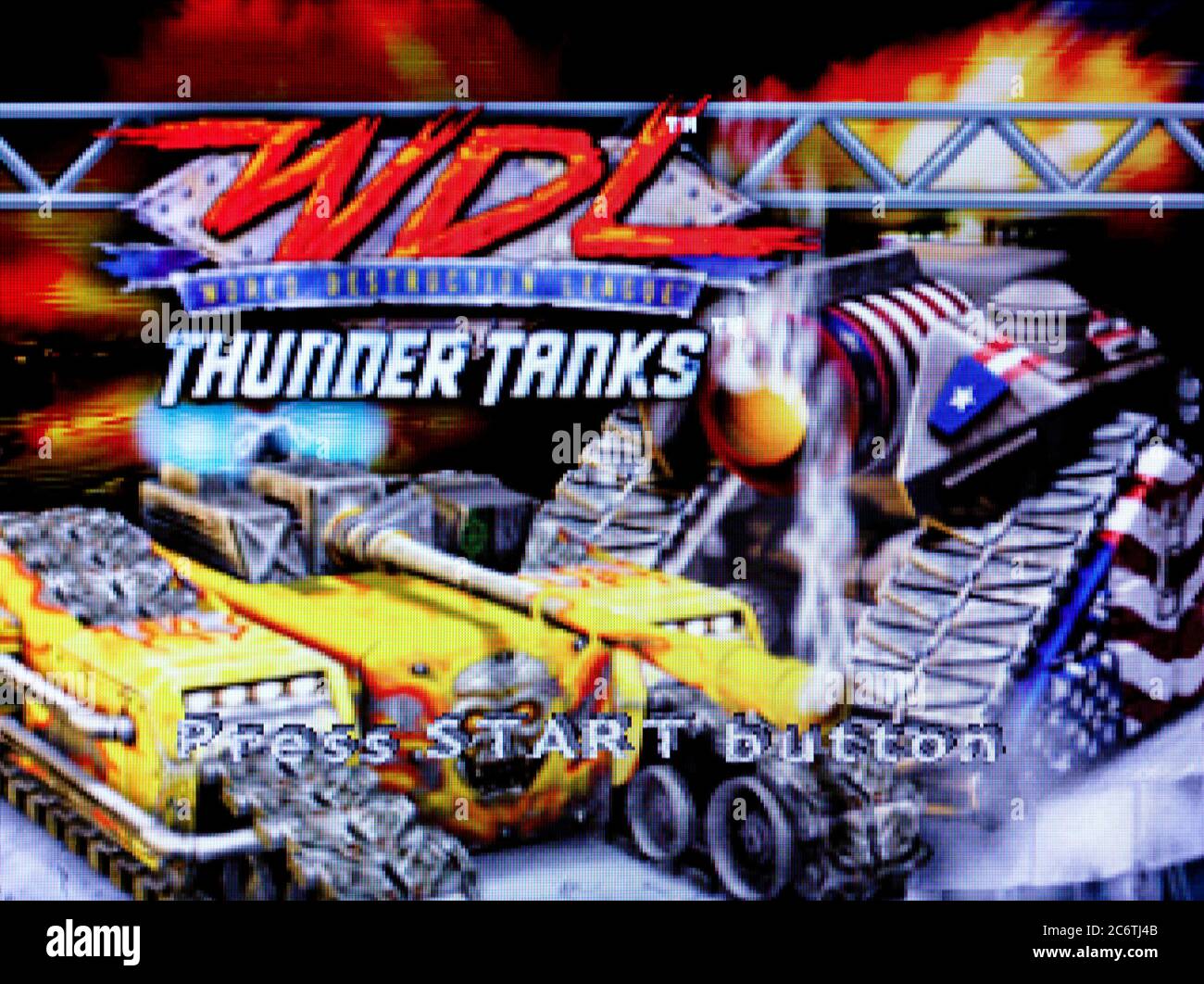 WDL Thunder Tanks - Sony Playstation 1 PS1 PSX - Editorial use only ...