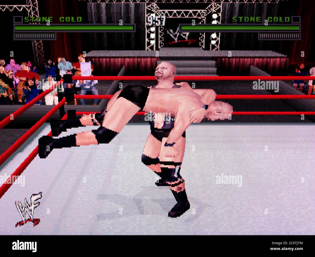 WWF Attitude - Sony Playstation 1 PS1 PSX - Editorial use only Stock ...