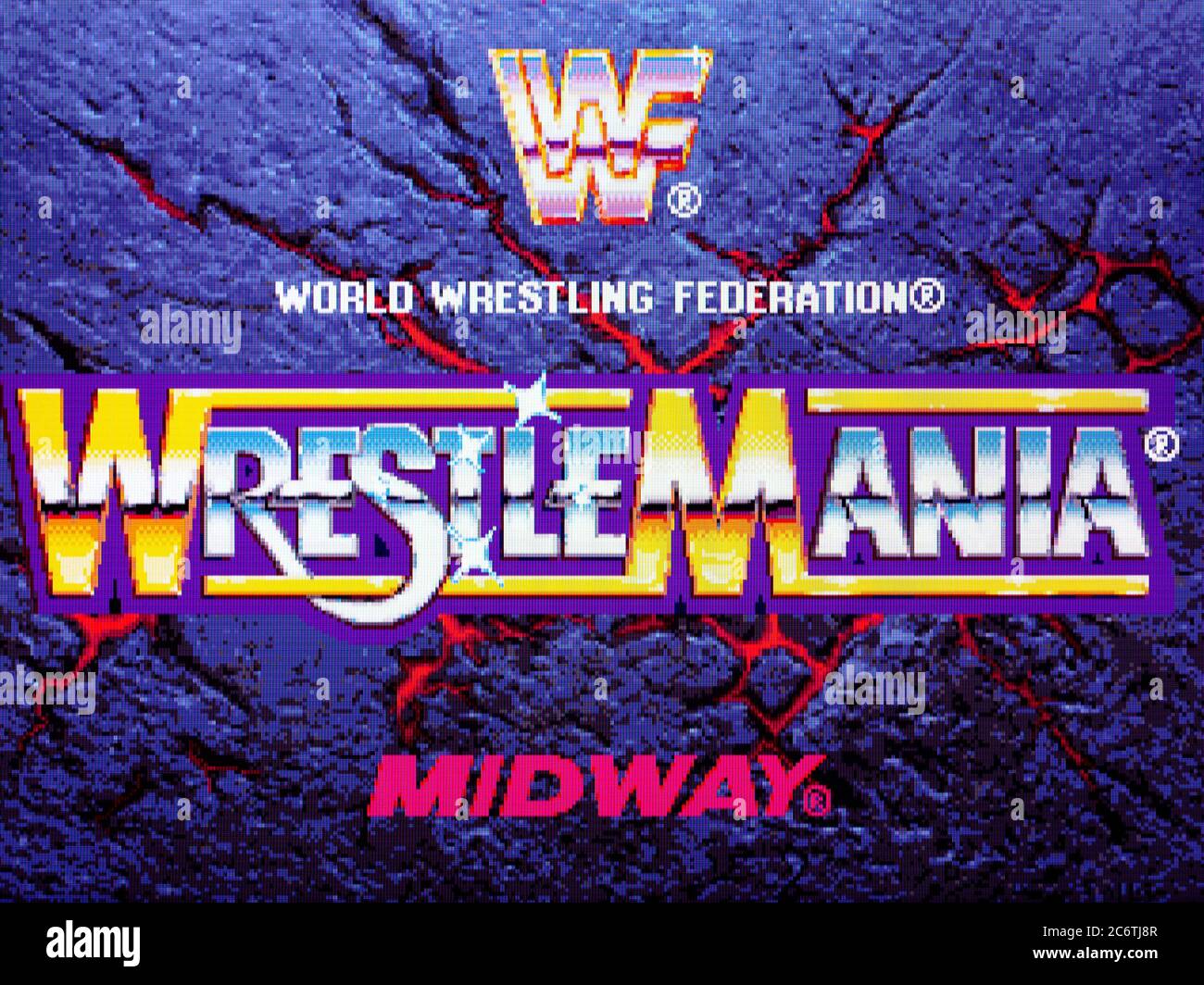 WWF Wrestle Mania - Sony Playstation 1 PS1 PSX - Editorial use only ...