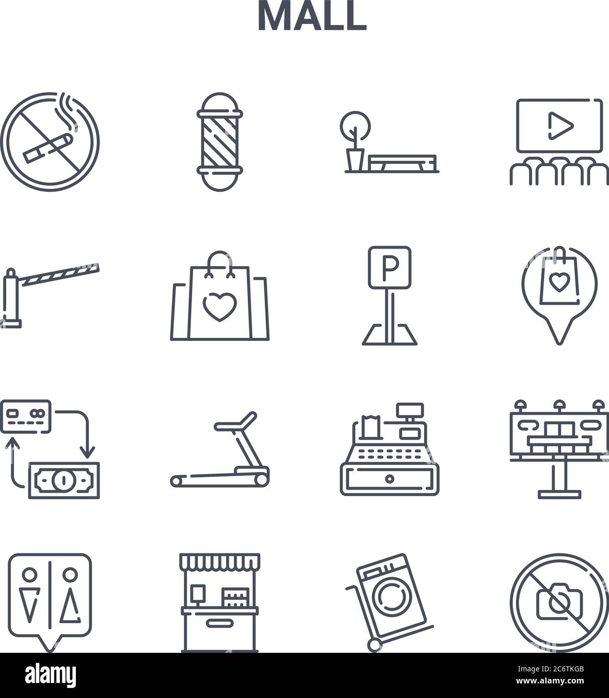 Treadmill barrier Stock Vector Images - Alamy