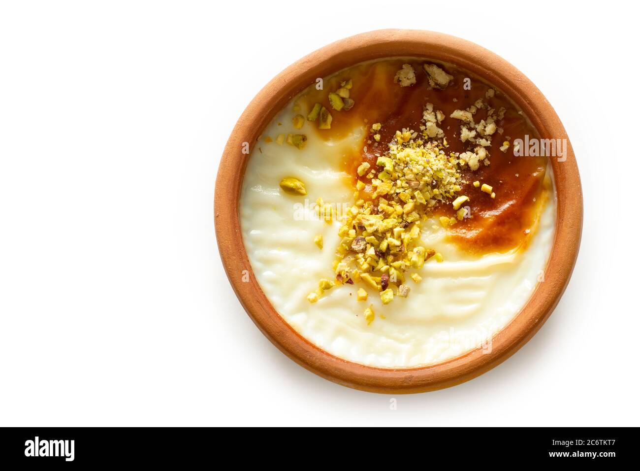 Traditional Turkish Dessert Sutlac. Rice Pudding Stock Photo - Alamy